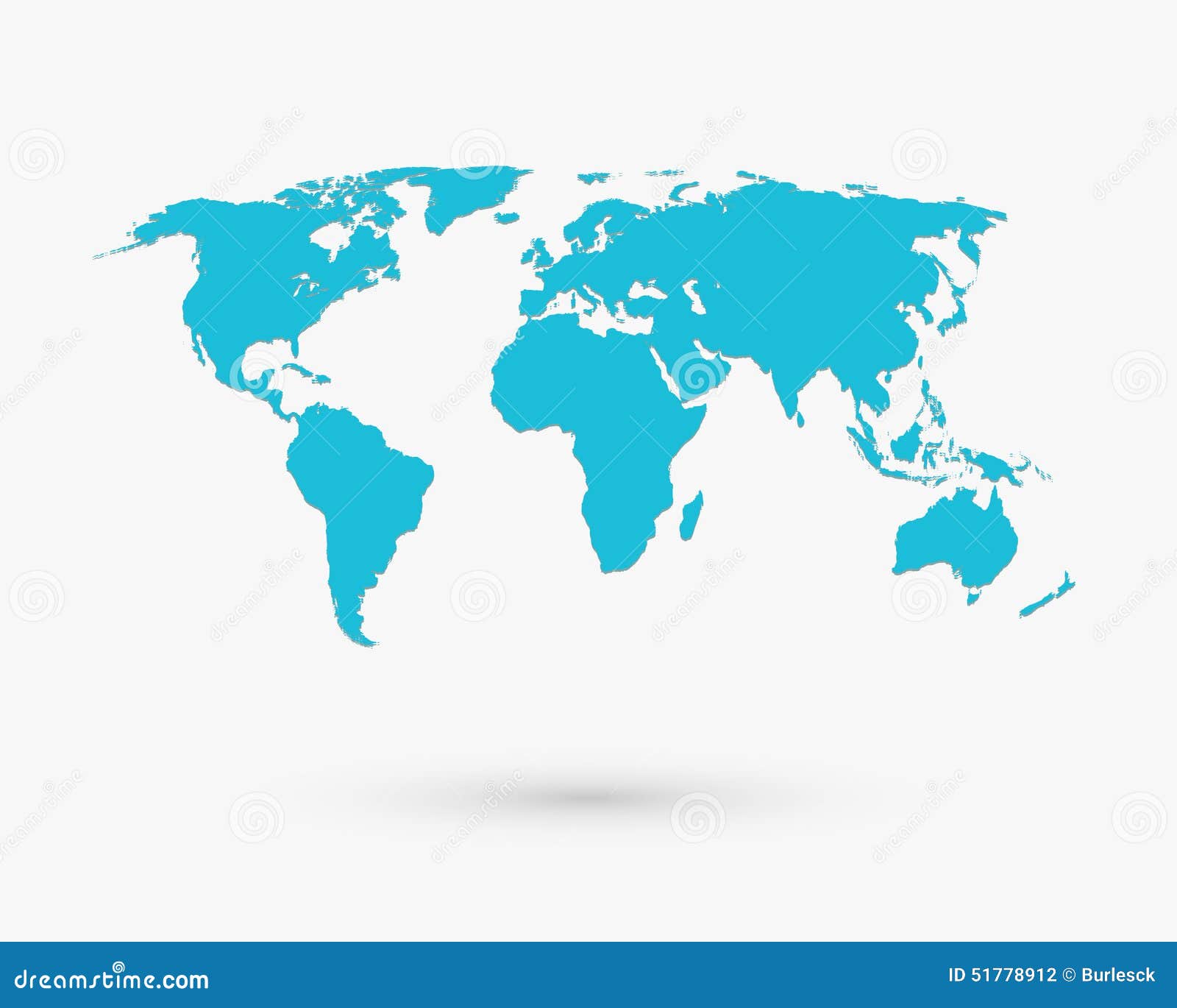 Mapa do vetor ilustração do vetor. Ilustração de contorno - 51778912