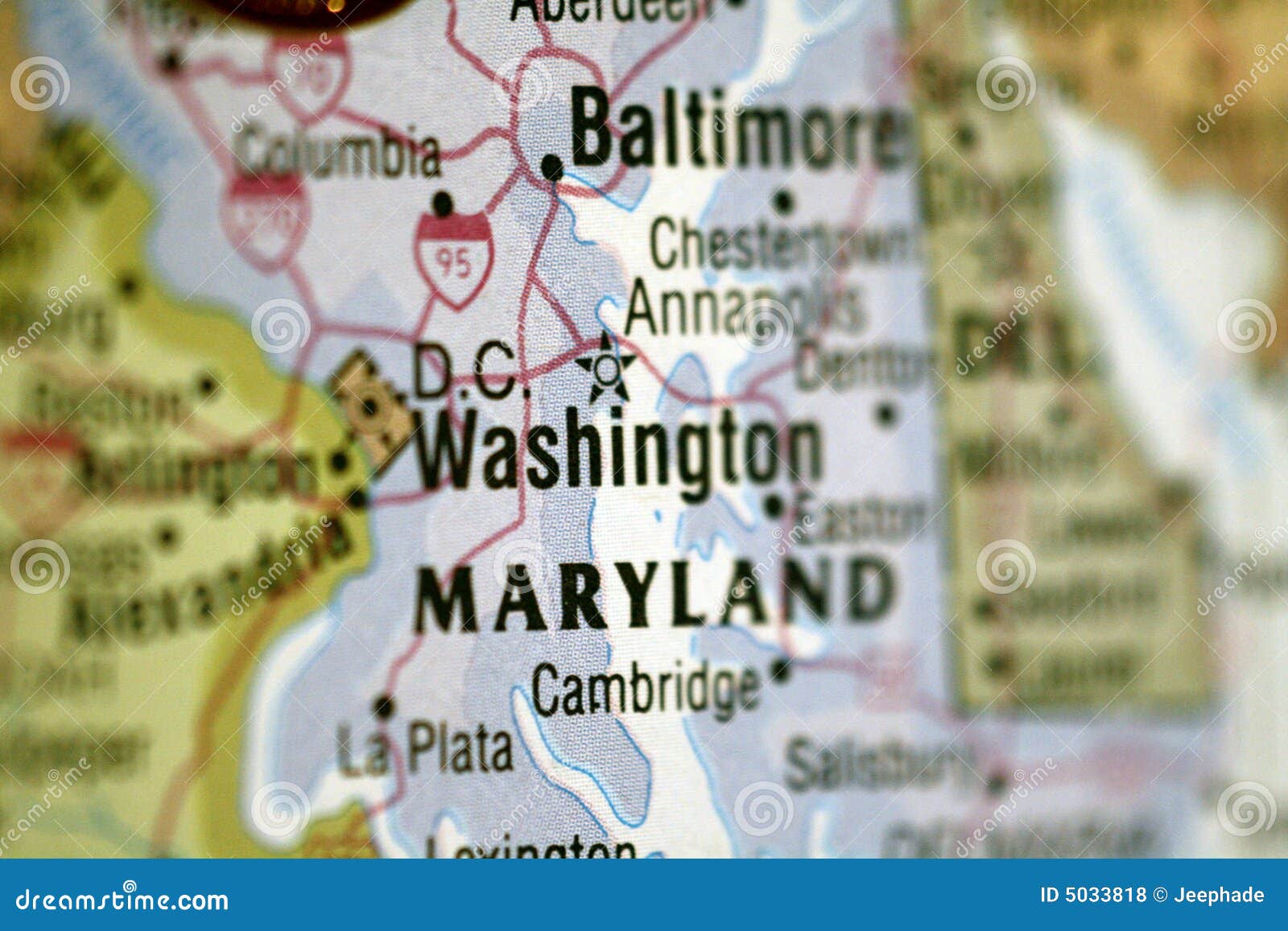 Mapa do Washington DC foto de stock. Imagem de interestadual - 5033818