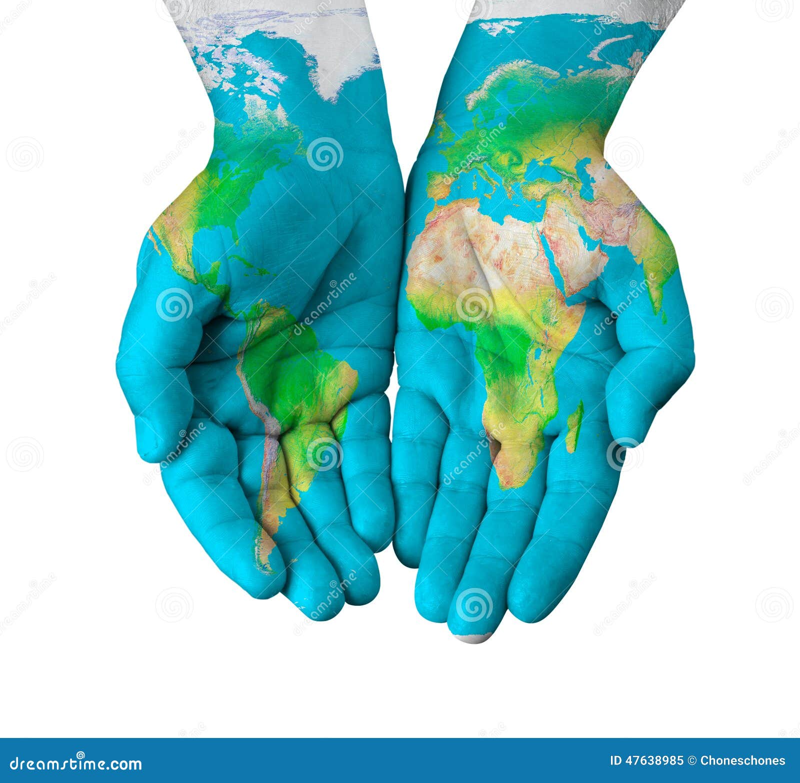 Mapa en las manos imagen de archivo. Imagen de pintura - 47638985