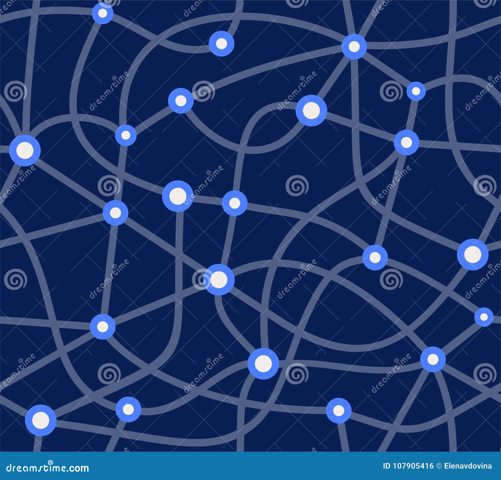 Mapa, Esquema, Modelo Inconsútil, Azul Marino, Vector Ilustración del ...