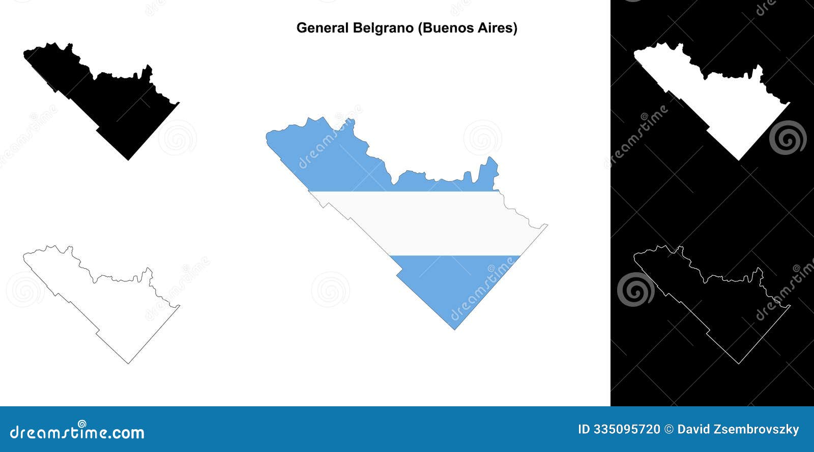 Mapa General De Esquema De Belgrano Ilustración del Vector ...