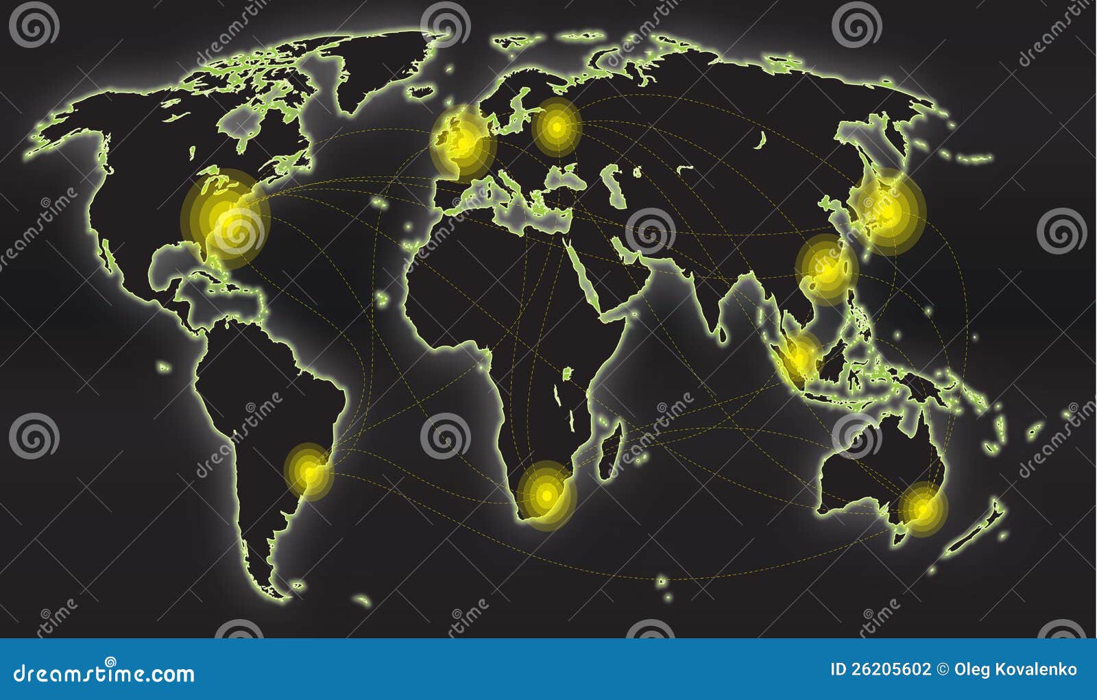 Mapa global ilustração do vetor. Ilustração de geografia - 26205602