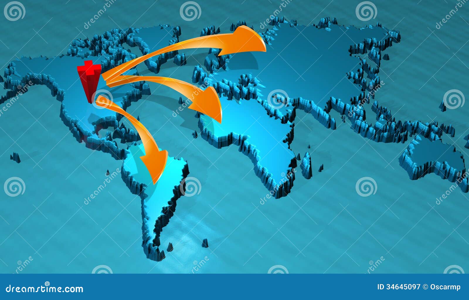 Mapa Stock Photo | CartoonDealer.com #34645097