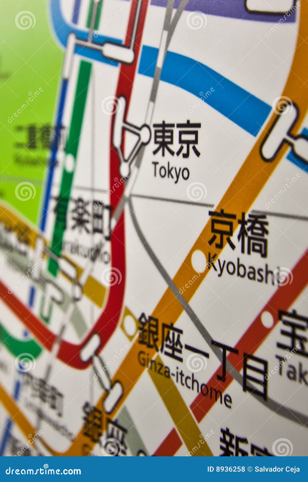 Mapa Japão Do Metro De Tokyo Foto de Stock - Imagem de global, pesquisa ...