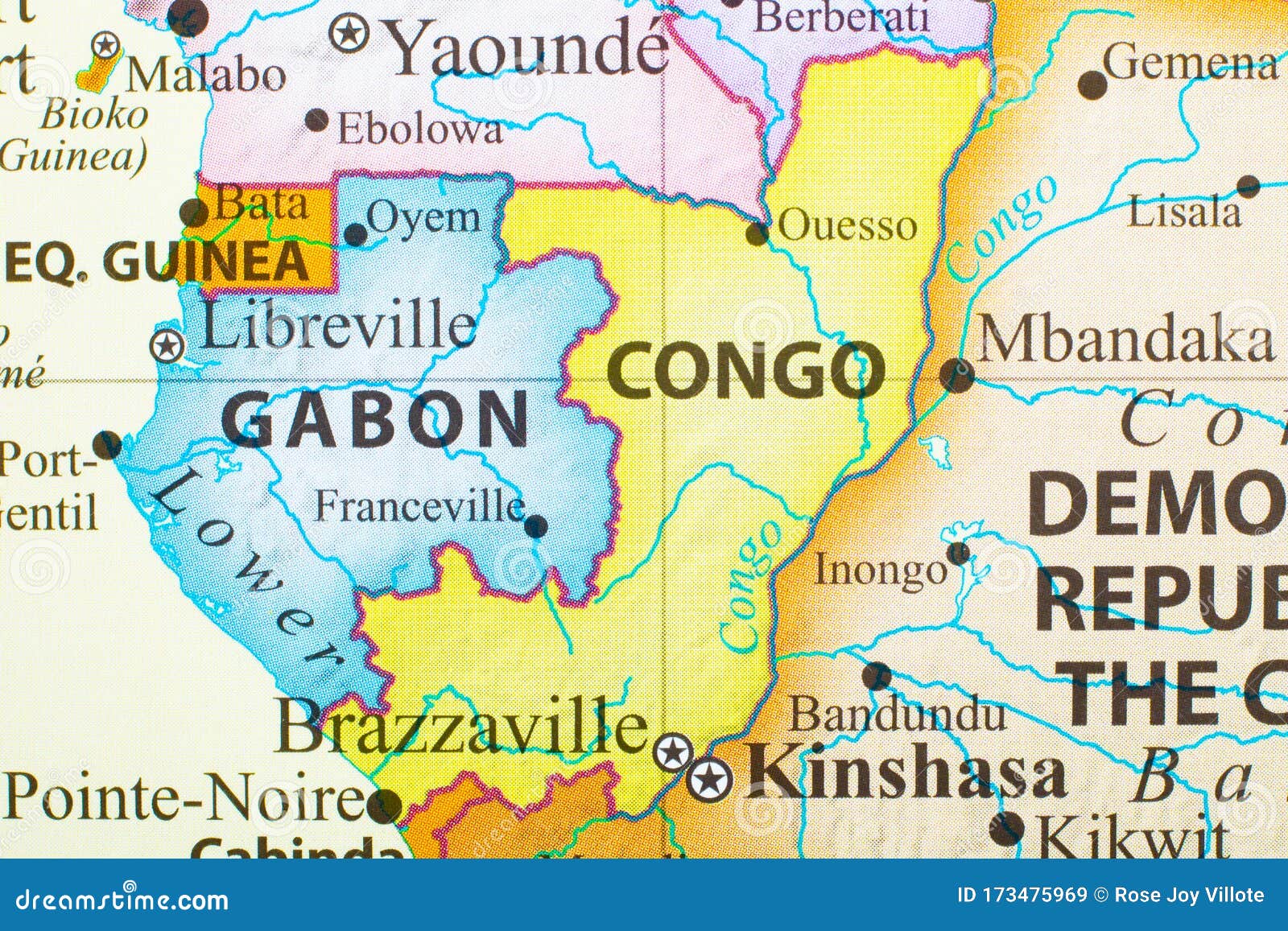 Mapa kongo obraz stock. Obraz złożonej z afryka, zachodni - 173475969