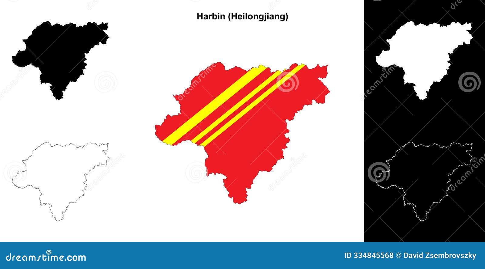 Mapa konspektu harbina ilustracja wektor. Ilustracja złożonej z teren ...