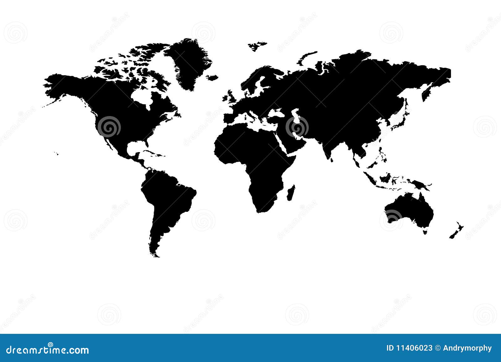 Mapa mundial ilustración del vector. Ilustración de ocean - 11406023