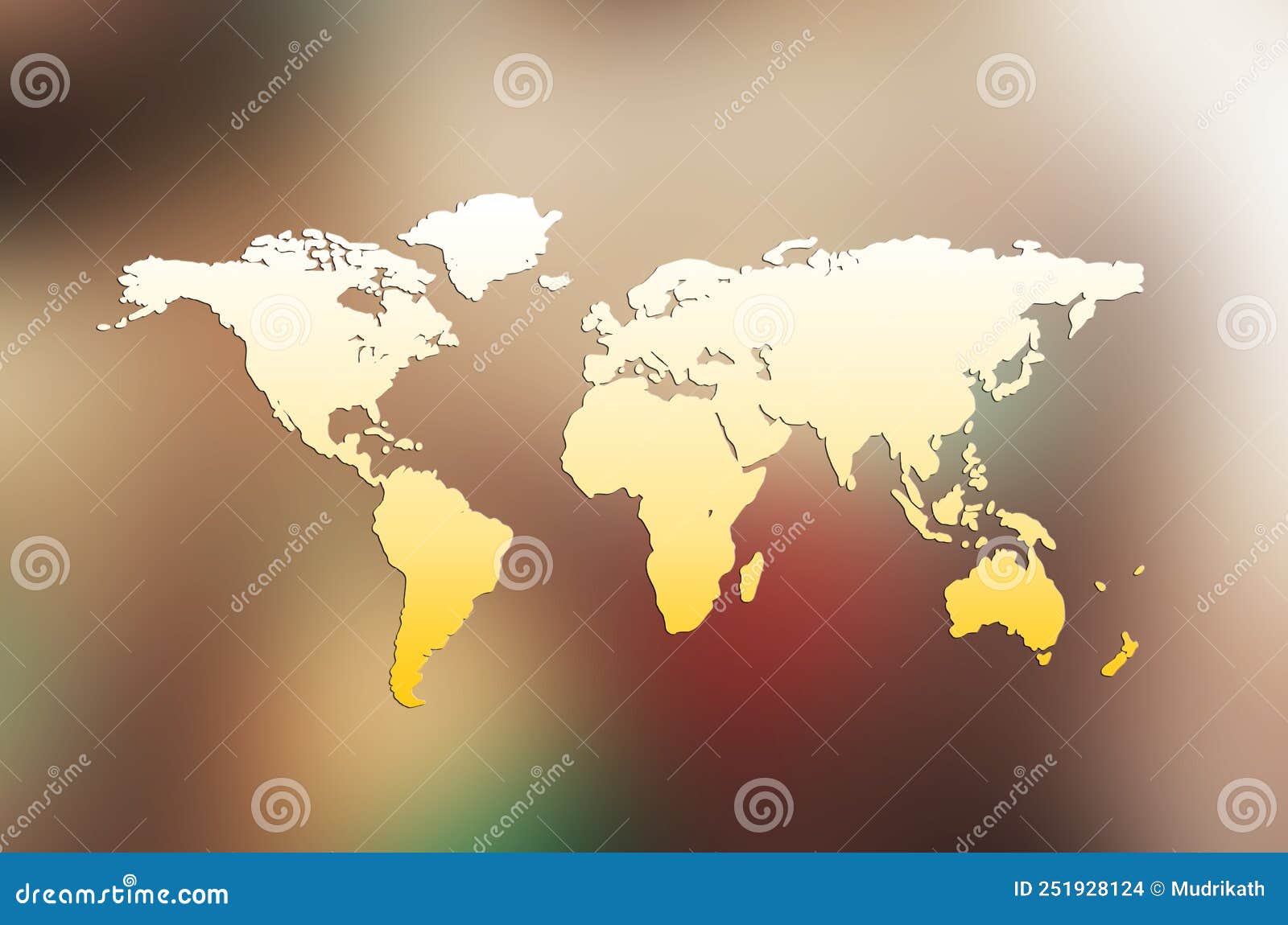Mapa Mundial Com Fundo Gradiente Colorido Foto de Stock - Imagem de ...