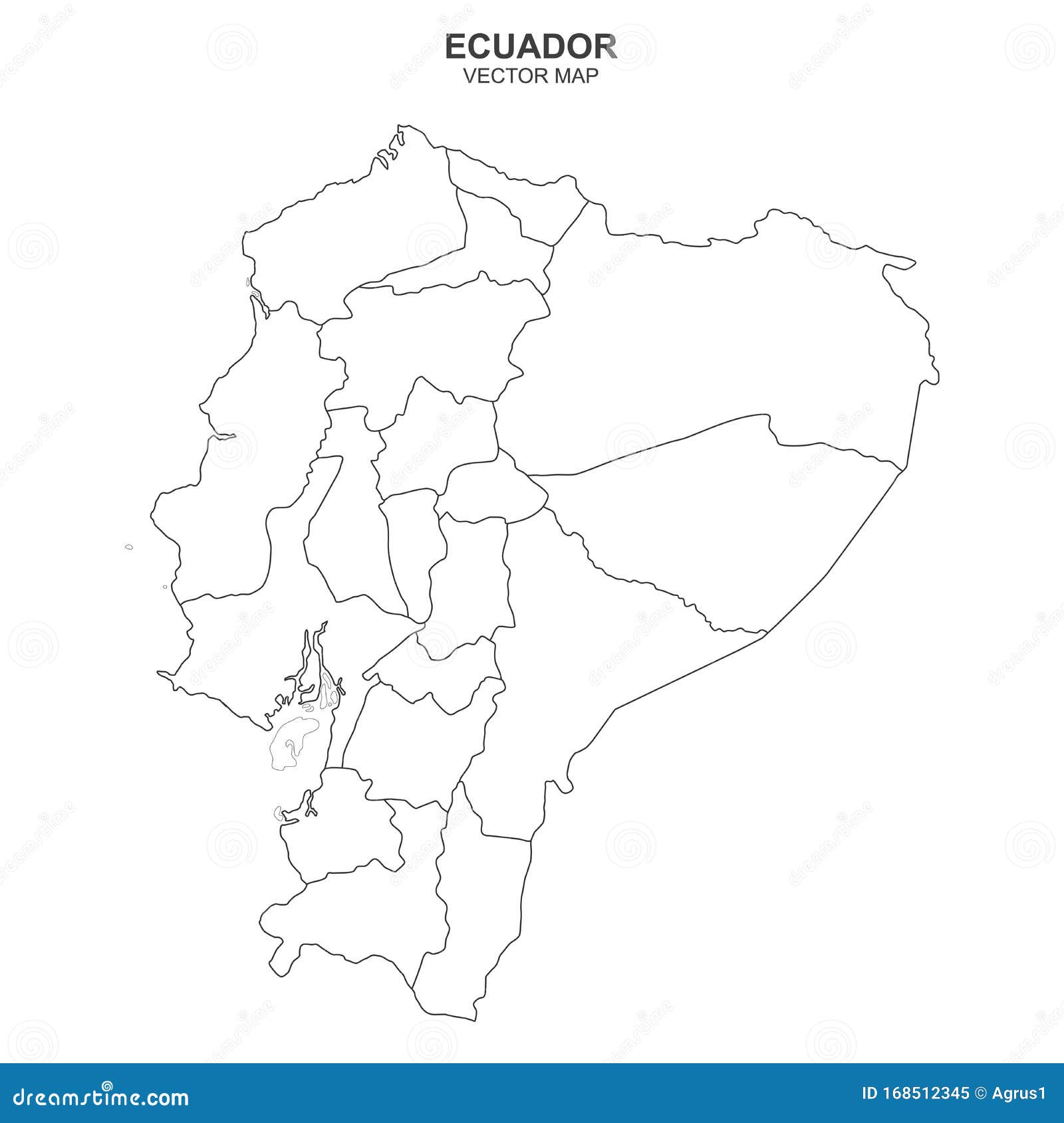 Mapa Político De Ecuador Aislado De Fondo Blanco Ilustración del Vector ... Mapa Político De Ecuador Aislado De Fondo Blanco Ilustración del Vector ...