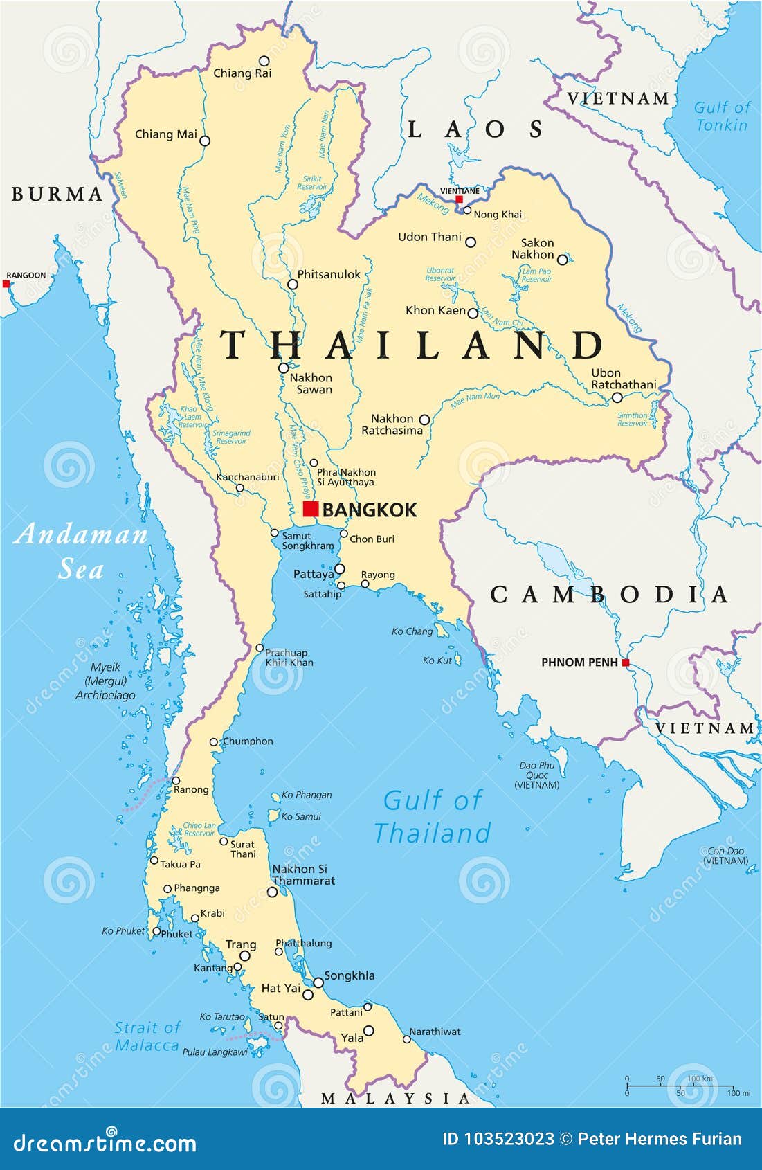 Mapa Fisico Politico De Tailandia Store | www.veneziamuseo.it