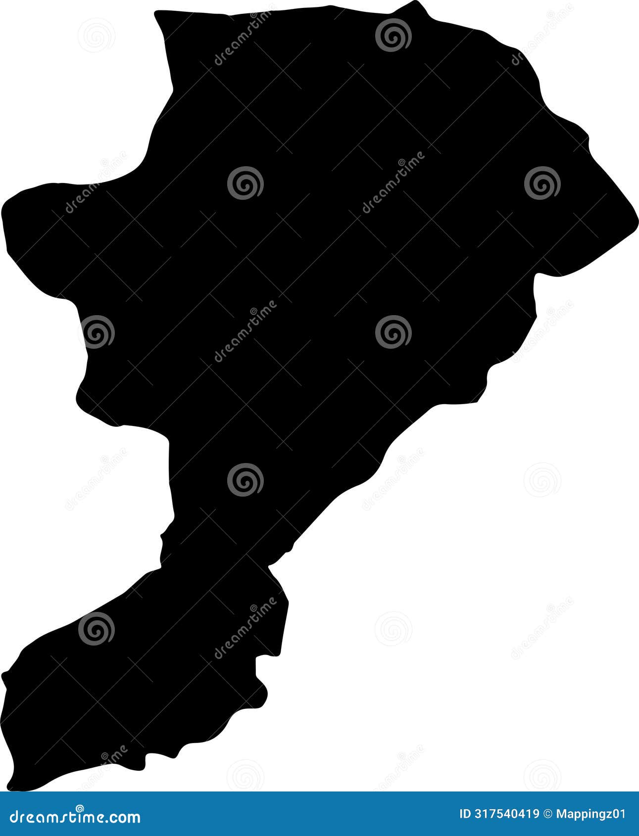 Mapa-quadro Das Honduras Da Intibuca Ilustração Stock - Ilustração de ...