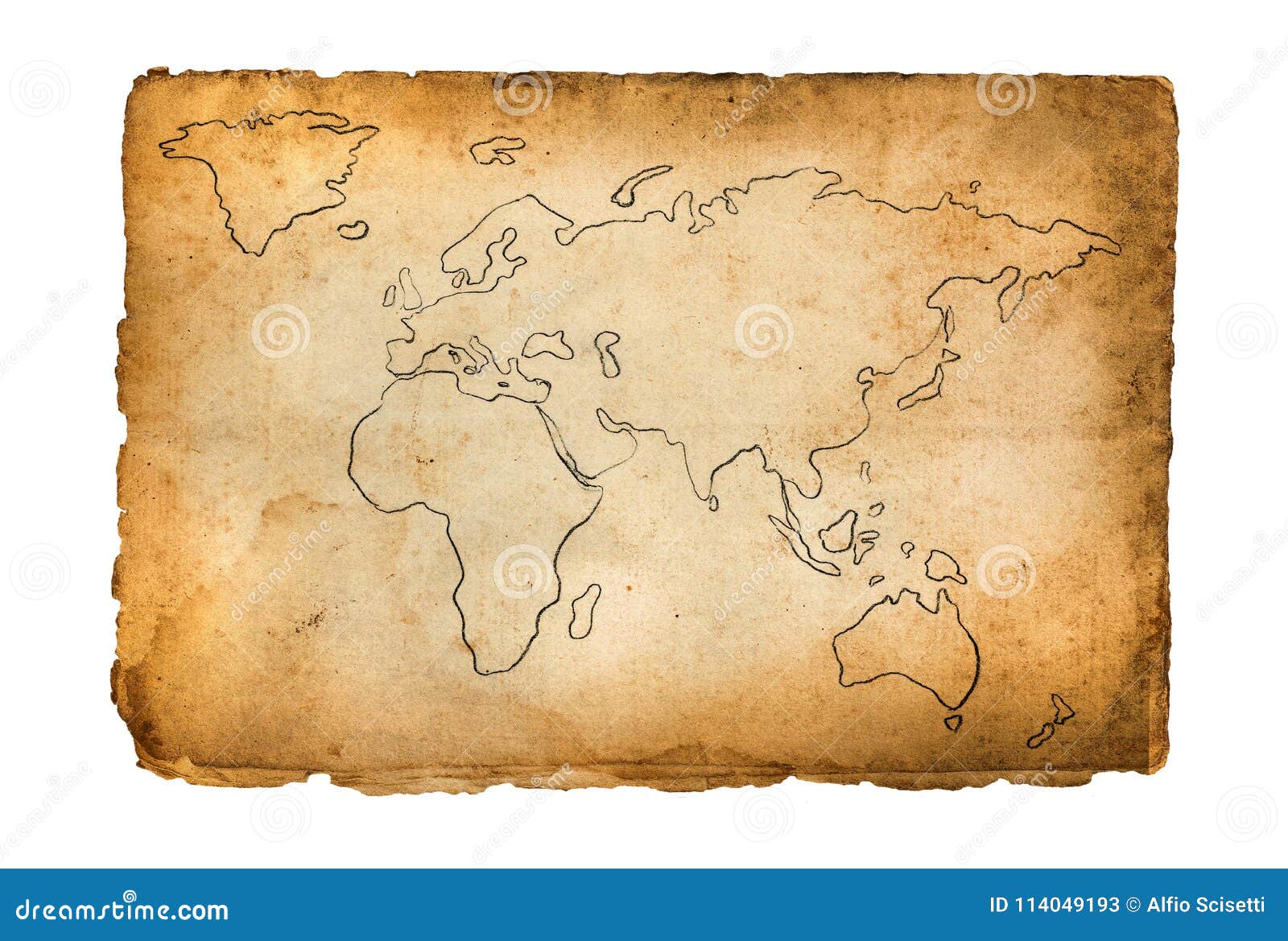 Mapa retro viejo stock de ilustración. Ilustración de norte - 114049193