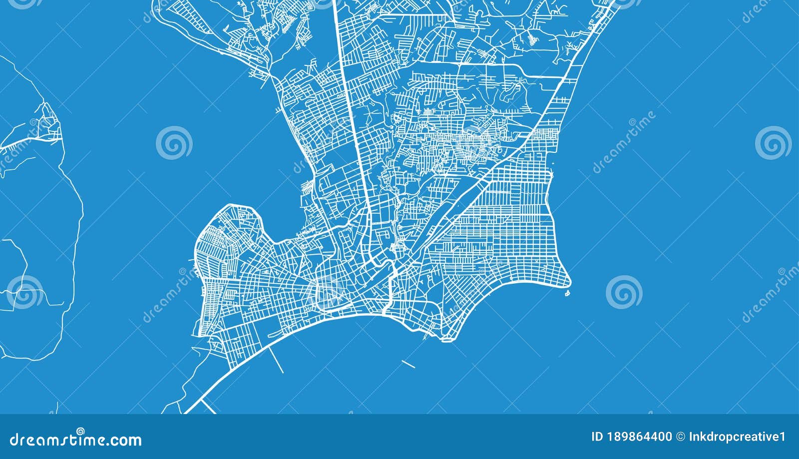 Mapa Urbano Vectorial De Maceio Brazil Ilustración del Vector ...