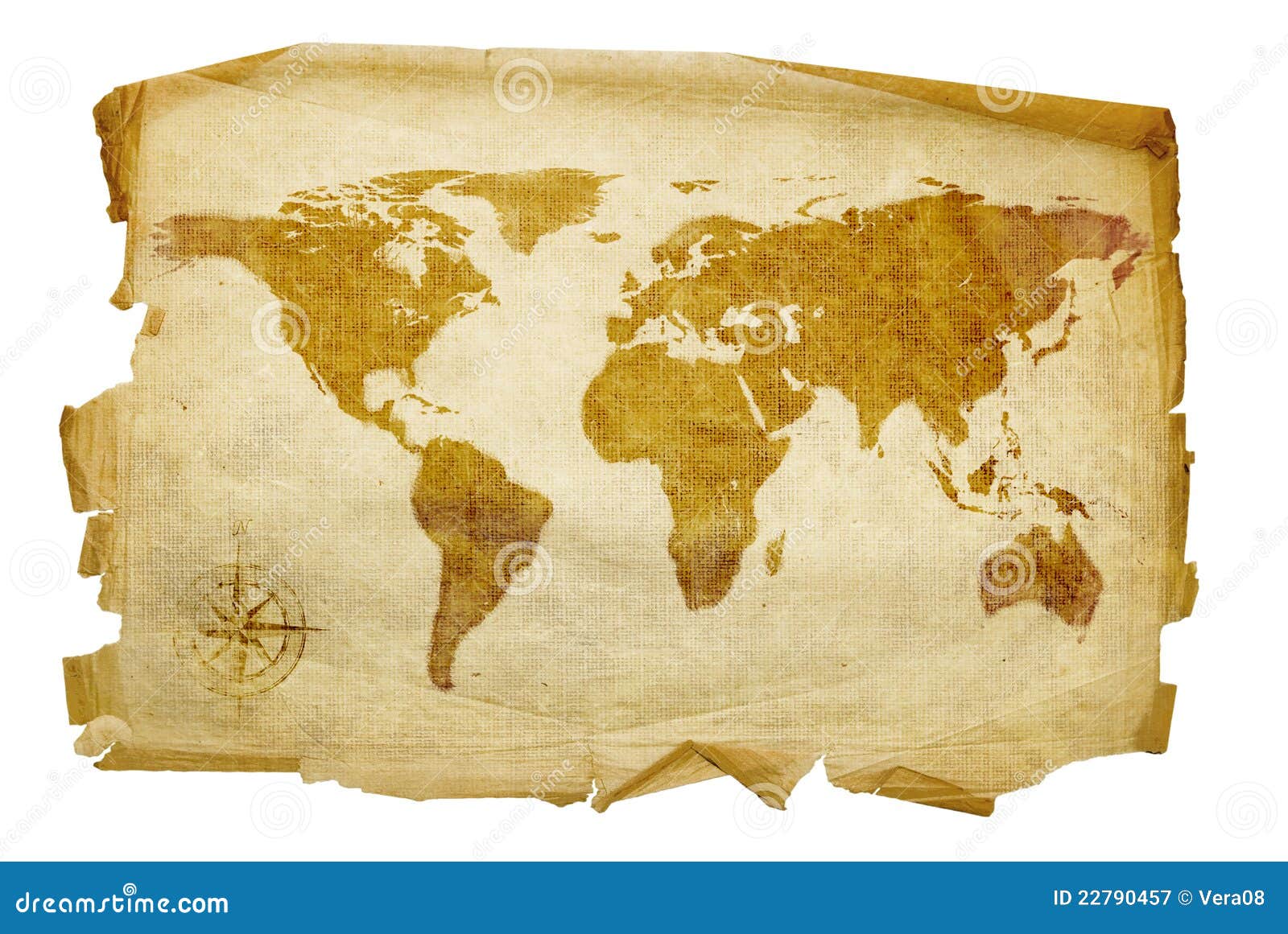 Mapa velho. ilustração stock. Ilustração de antigo, nearsighted - 22790457