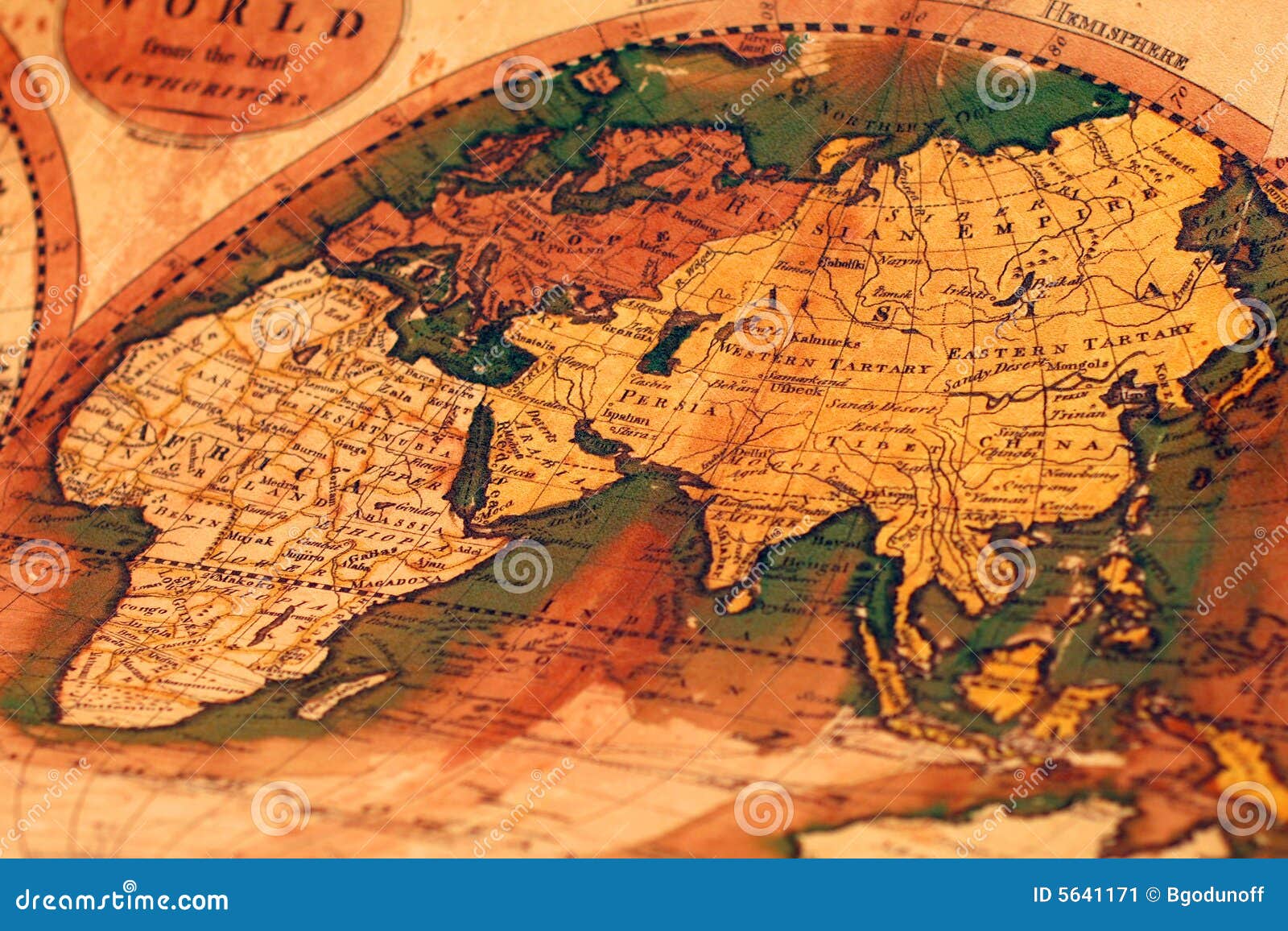 Mapa velho do mundo imagem de stock. Imagem de antigo - 5641171