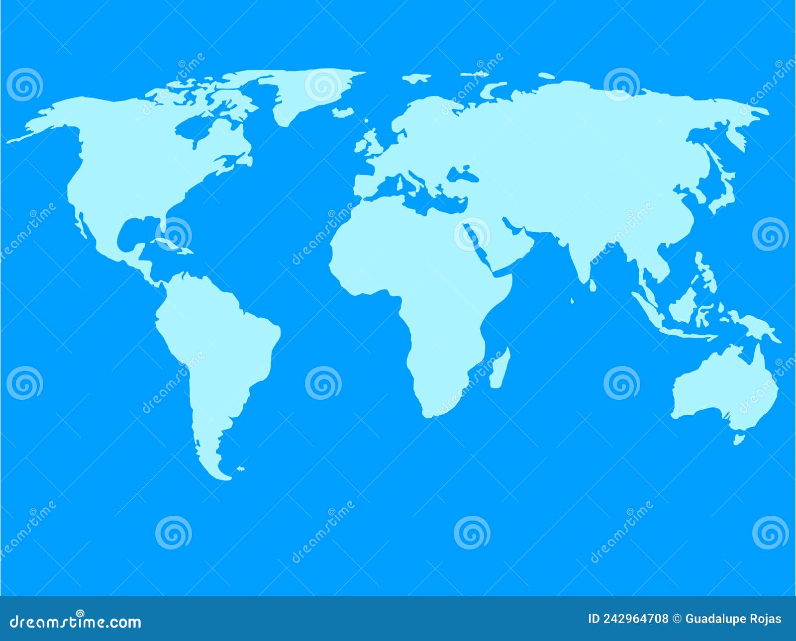 Mapa Mundi Cartoon Vector | CartoonDealer.com #80886859