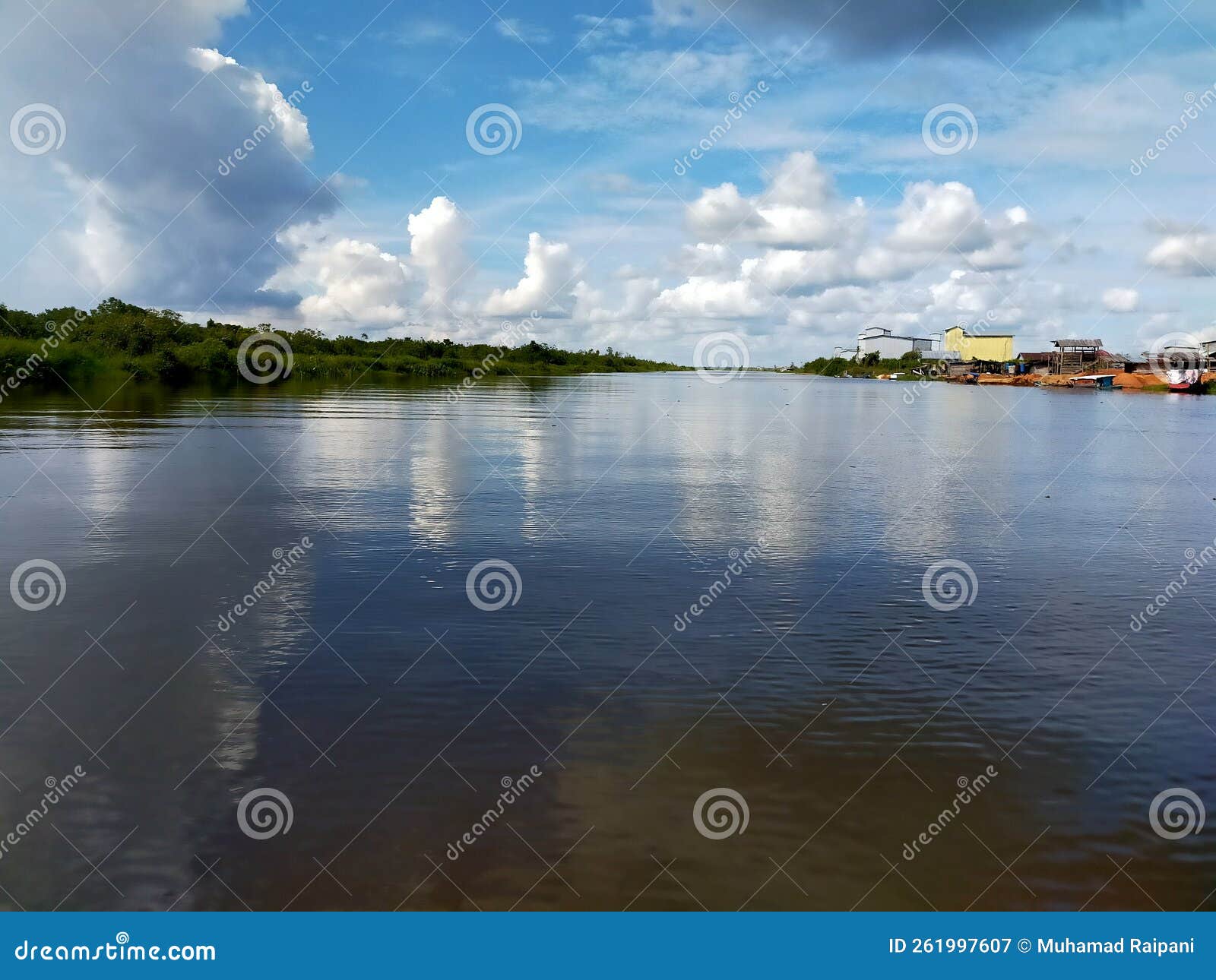 Mapam River Sukamara, Kalimantan Tengah Stock Image - Image of sukamara ...