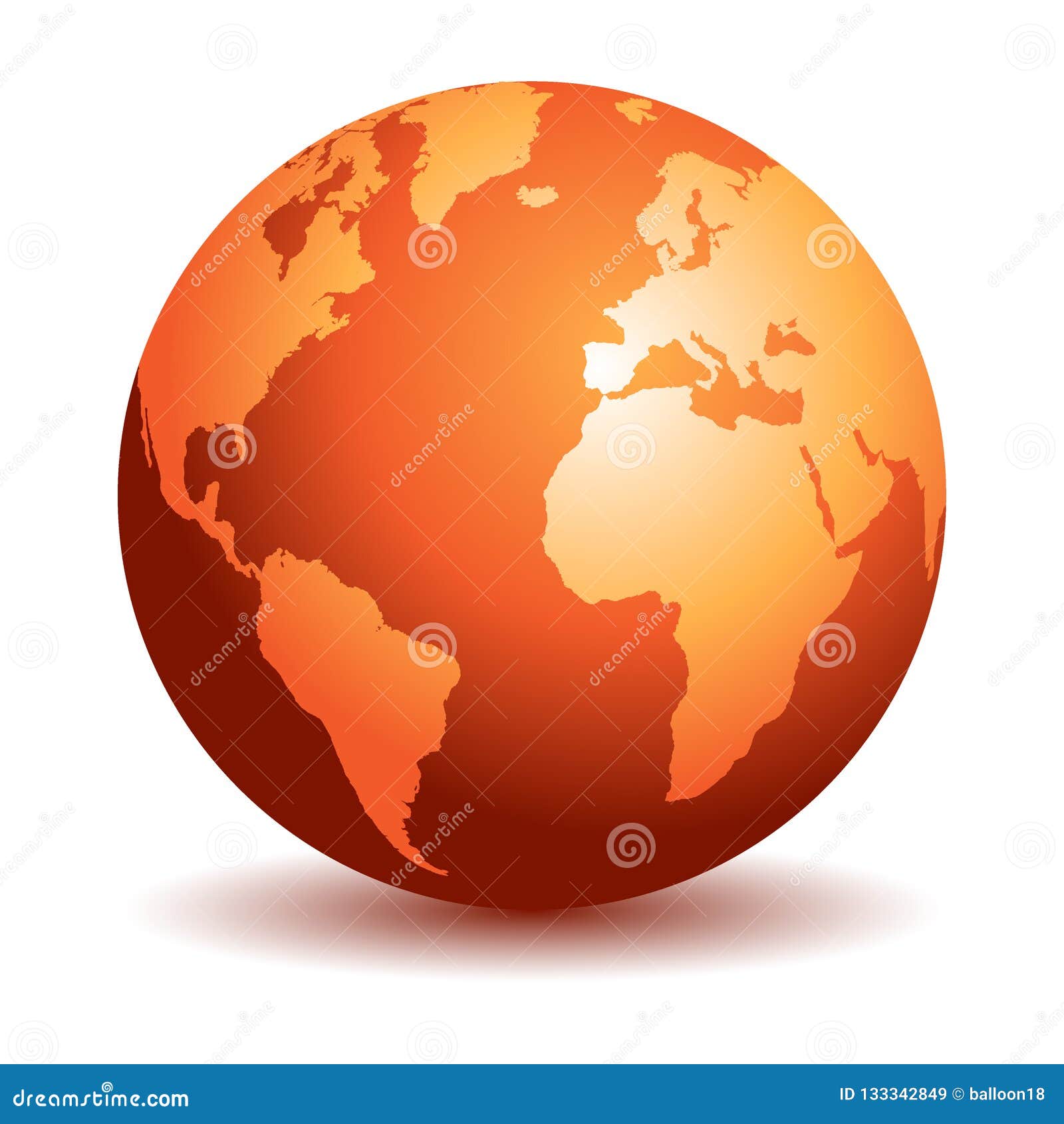 Mapas del globo del mundo ilustración del vector. Ilustración de atlas ...