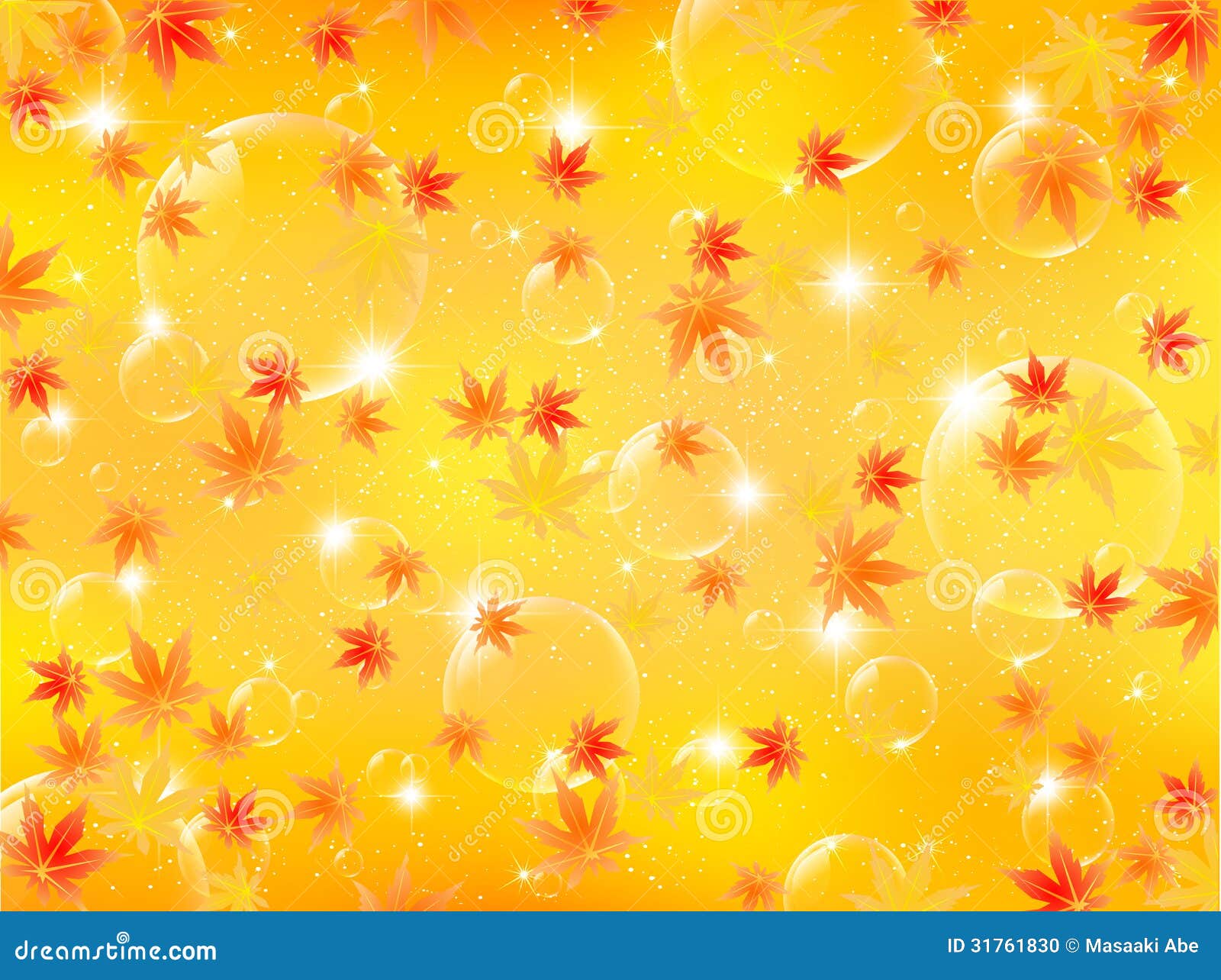 Maple stock vector. Illustration of autumn, background - 31761830