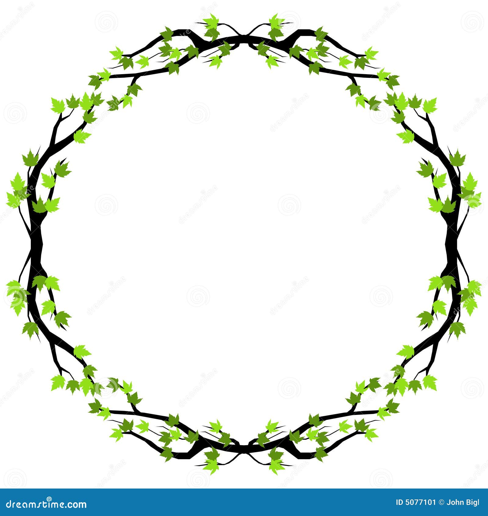 Maple Branch border stock vector. Illustration of tattoo - 5077101