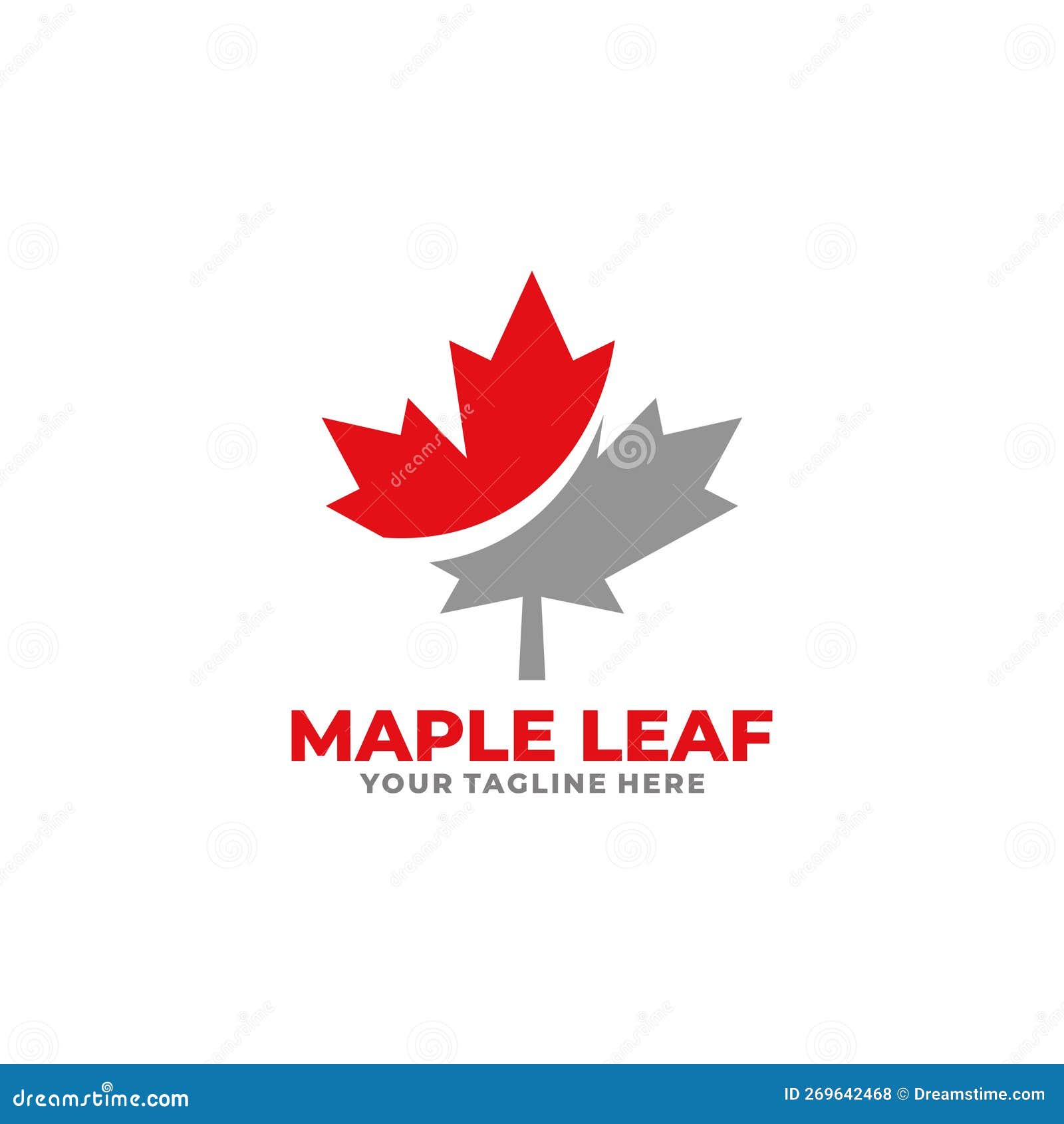 Maple logo design stock vector. Illustration of canadian - 269642468