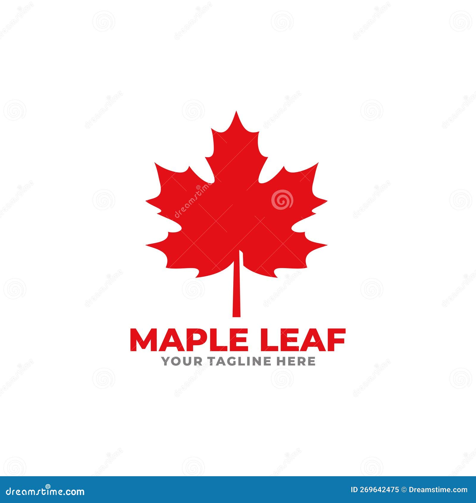 Maple logo design stock vector. Illustration of leaf - 269642475