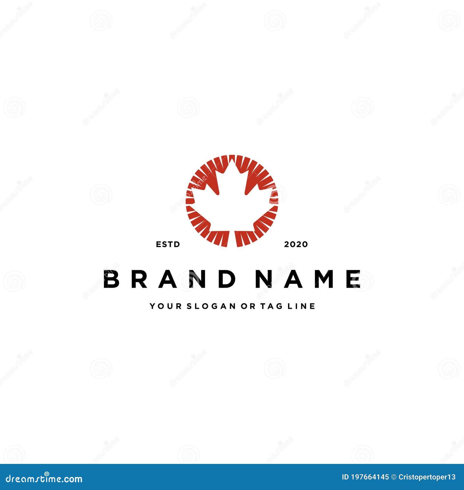 Maple Design Logo Icon Concept Vector Stock Vector - Illustration of ...