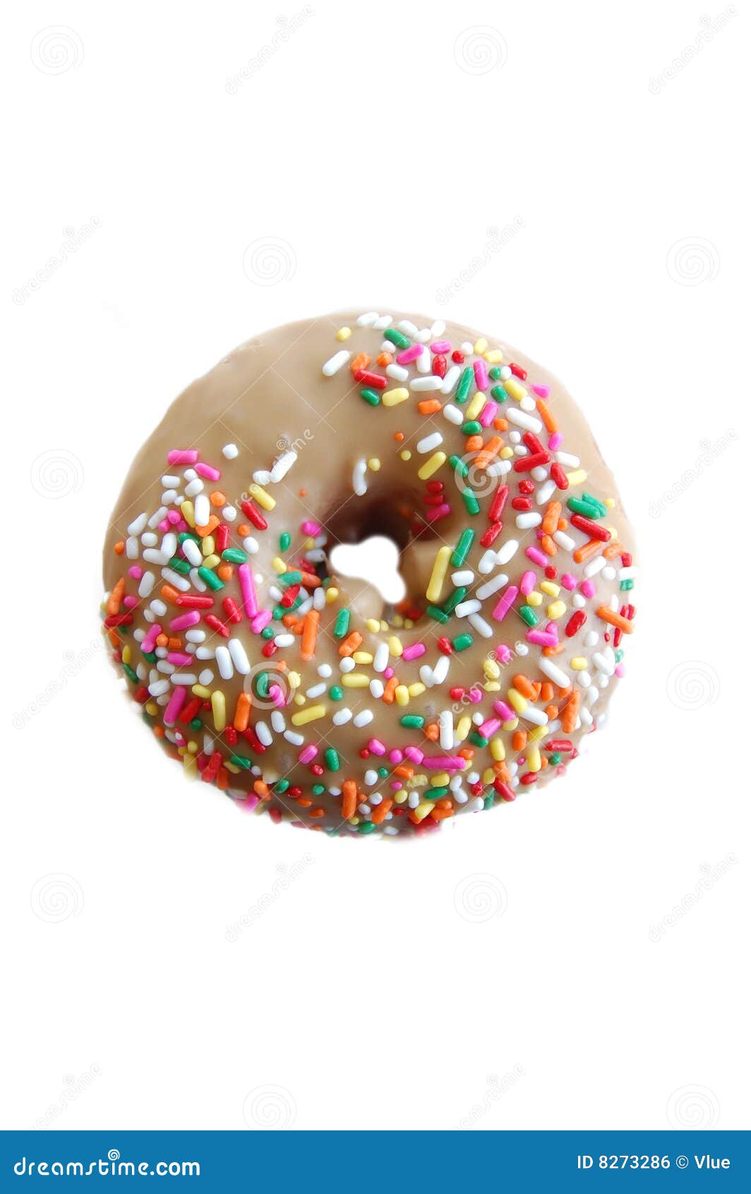 Maple Donut with Sprinkles stock photo. Image of tasty - 8273286