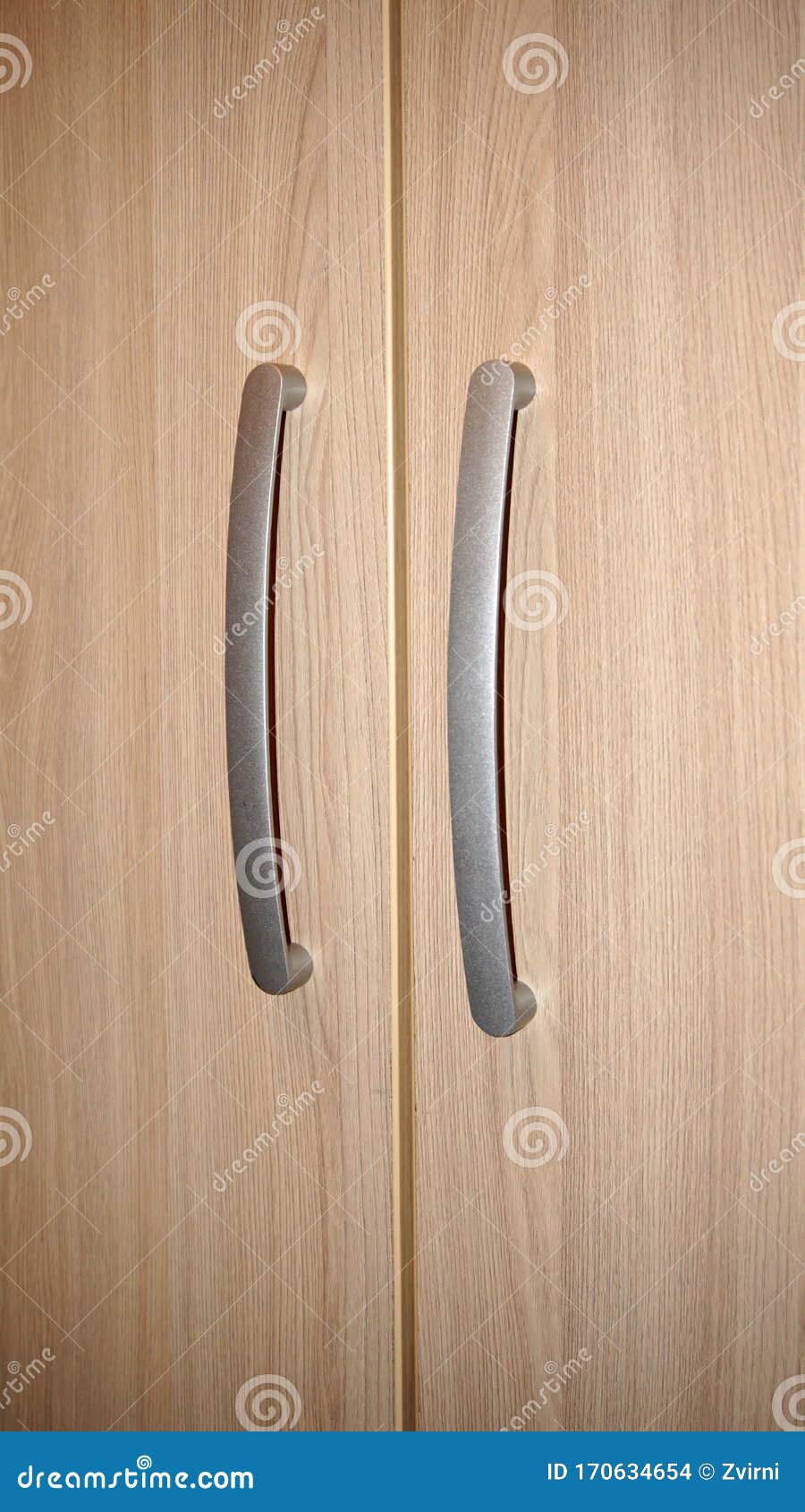 Maple doors and handles stock photo. Image of doors - 170634654