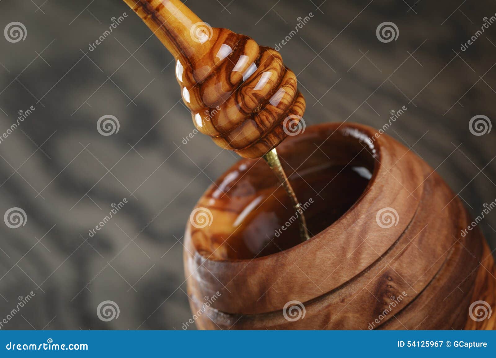 Maple Honey Flowing from Dipper To Pot, Rustic Stock Image - Image of ...