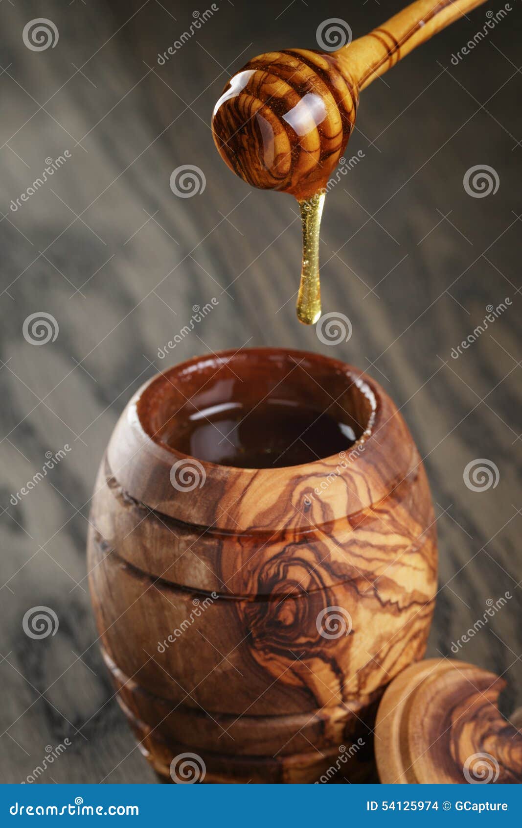 Maple Honey Flowing from Dipper To Pot, Rustic Stock Photo - Image of ...