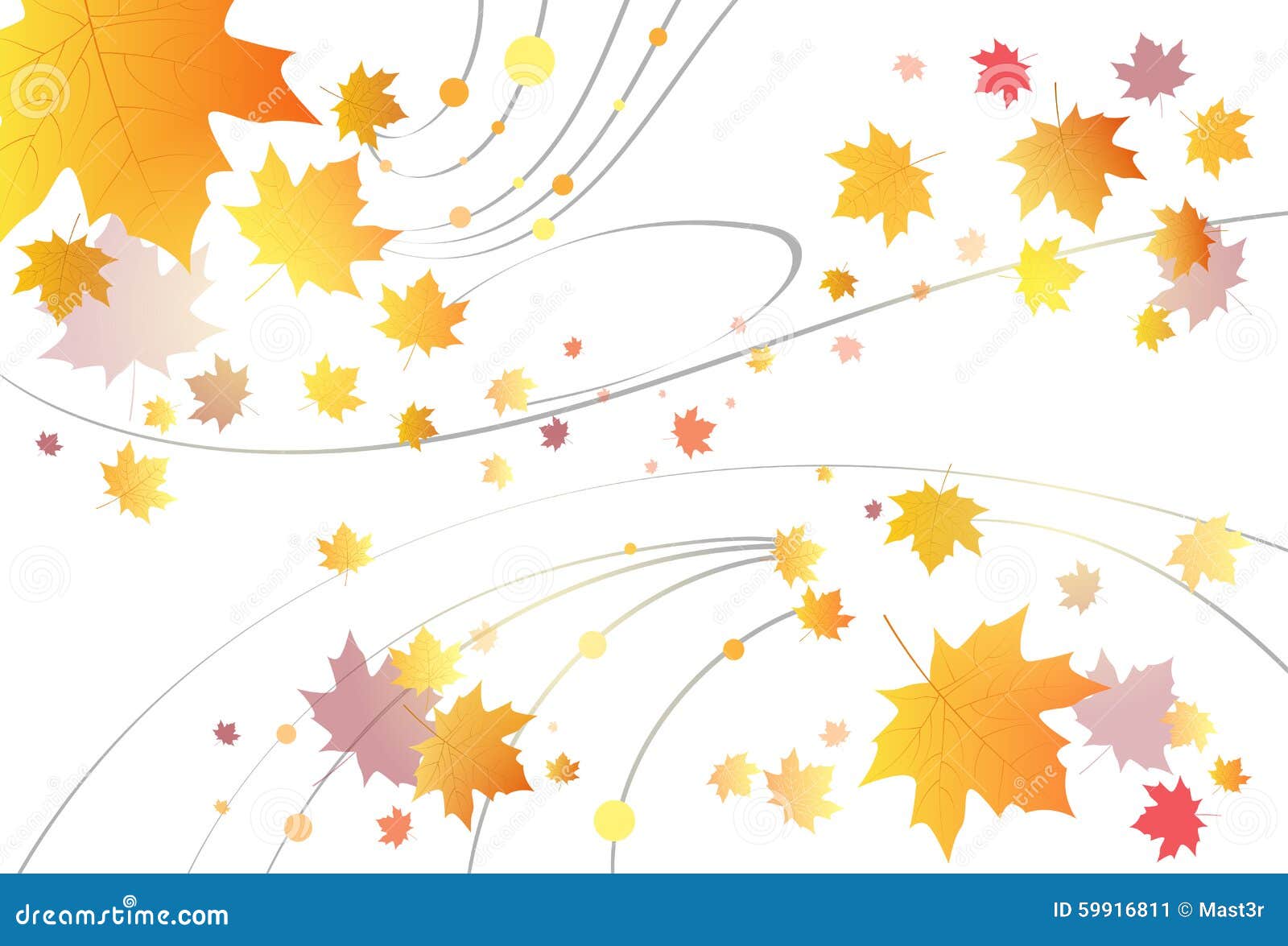 Maple Leaf Autumn Abstract Background Vector Stock Vector ...