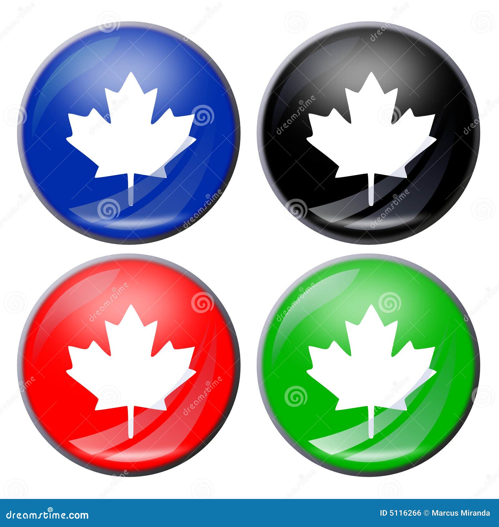 Maple leaf button stock illustration. Illustration of simple - 5116266