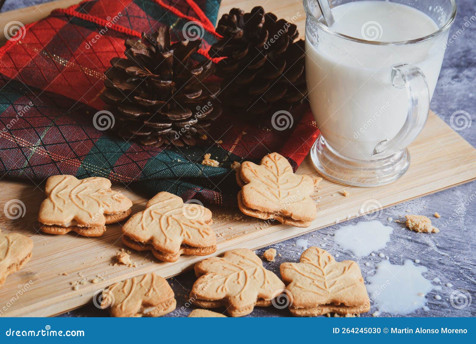 Maple Leaf Cookie the Canadian Snack Stock Photo - Image of leaf ...