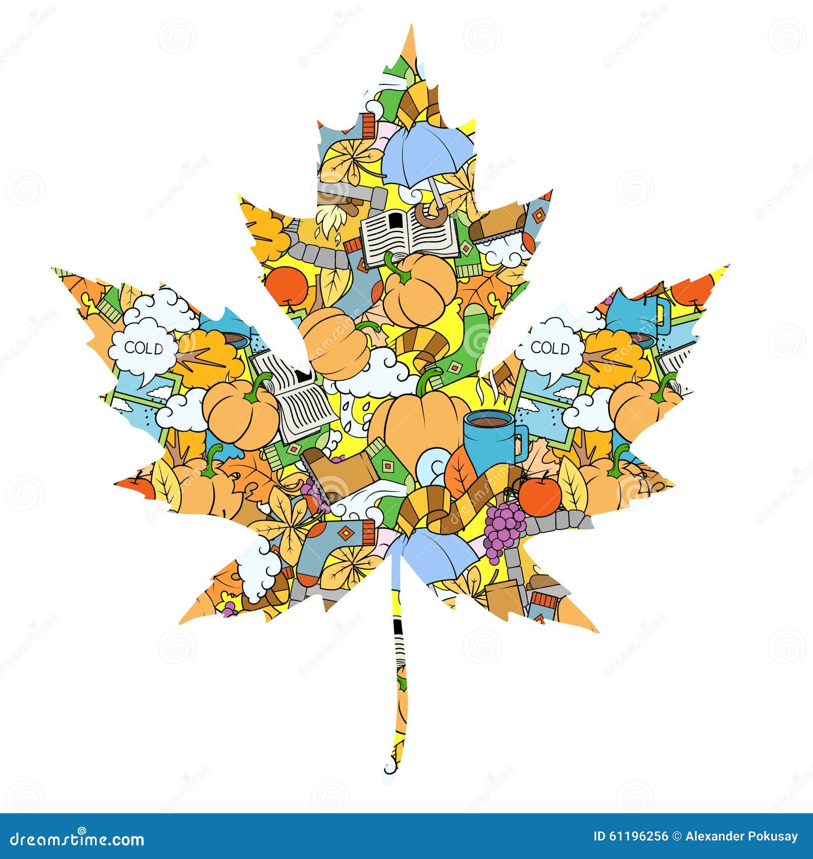 Maple Leaf Design Elements Vector Illustration Stock Vector ...