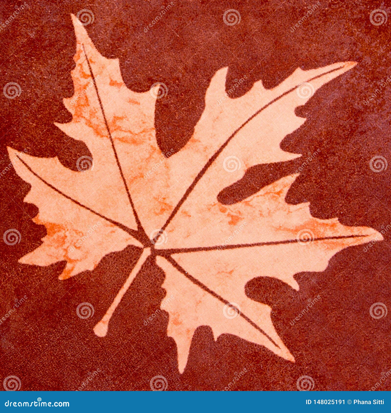 Maple Leaf Floor Tiles Style Texture Background Stock Image - Image of ...