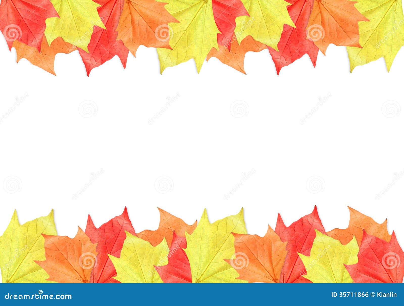 Maple Leaves Border Clip Art