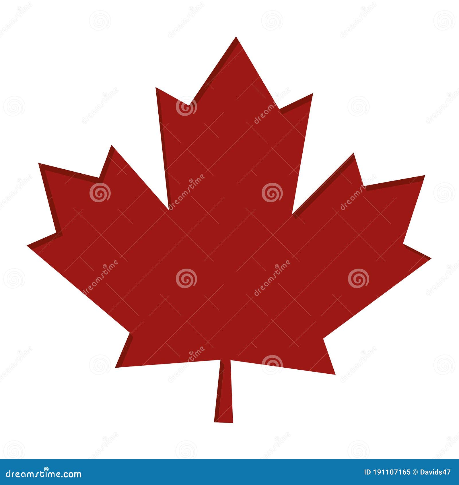 Maple leaf icon stock vector. Illustration of white - 191107165