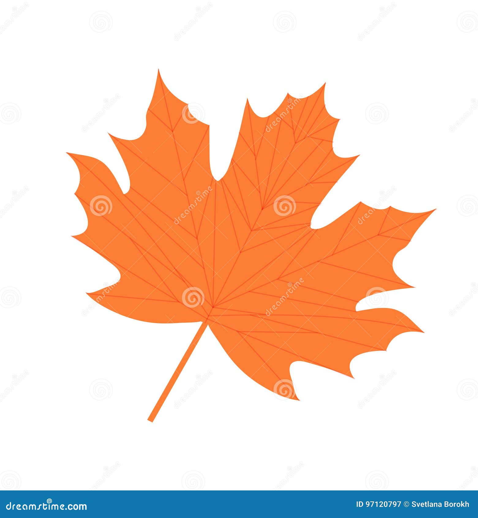 Maple Leaf Icon, Flat, Cartoon Style. Isolated on White Background ...