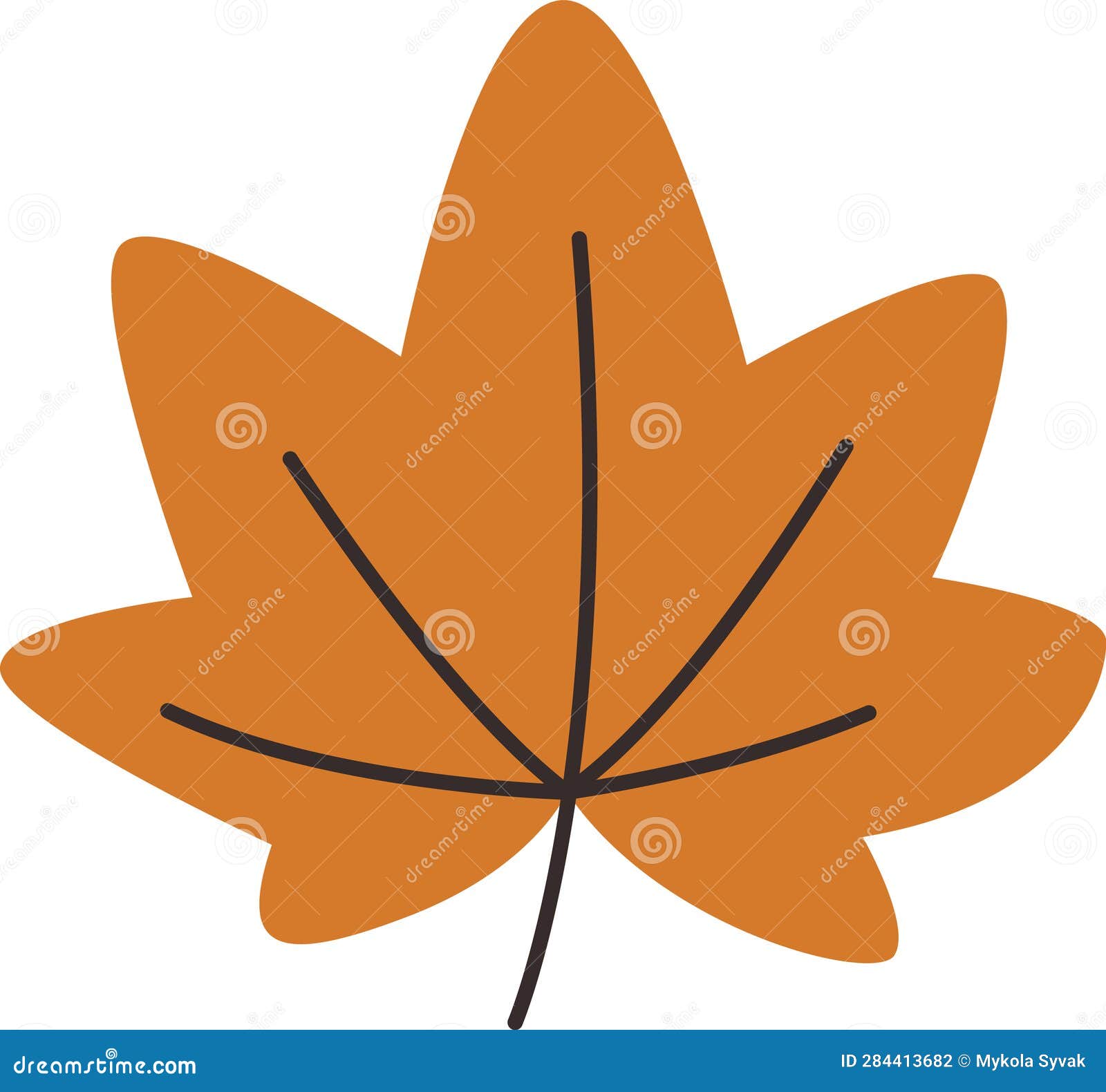 Maple Leaf Icon stock vector. Illustration of white - 284413682