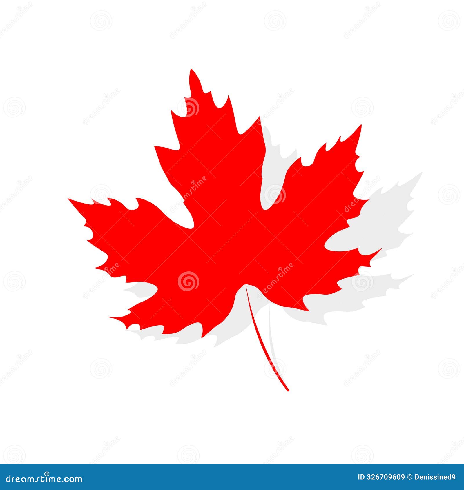 Maple Leaf Icons, Graphic Design Template Stock Illustration ...