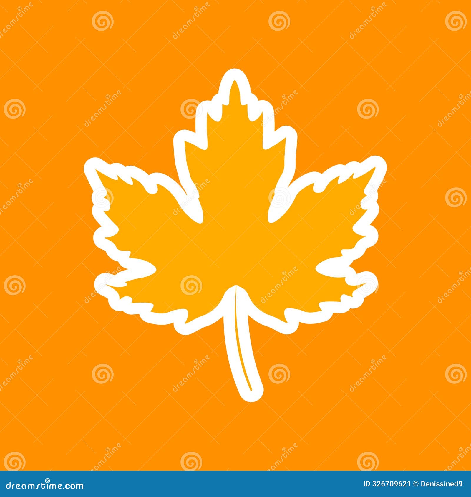 Maple Leaf Icons, Graphic Design Template Stock Illustration ...