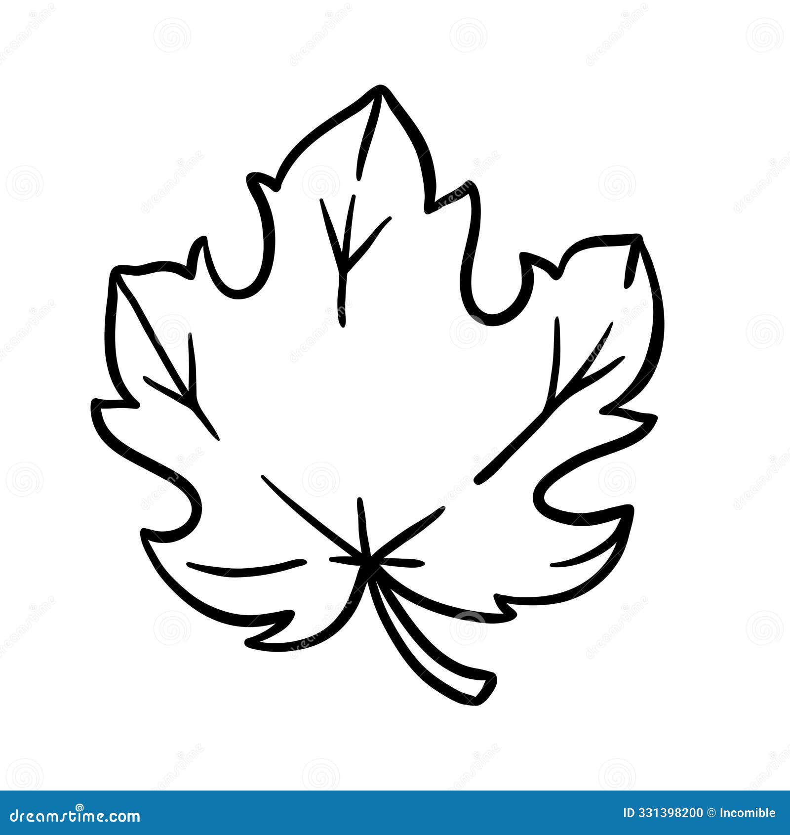Maple Leaf Illustration. Autumn Natural Tree Foliage Stock Illustration ...