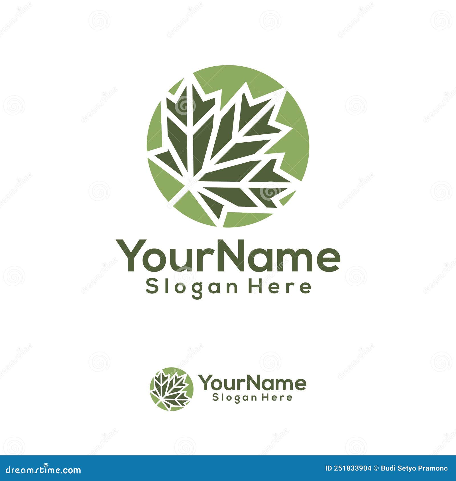 Maple Leaf Logo Design Template. Maple Leaf Logo Concept Vector Stock ...