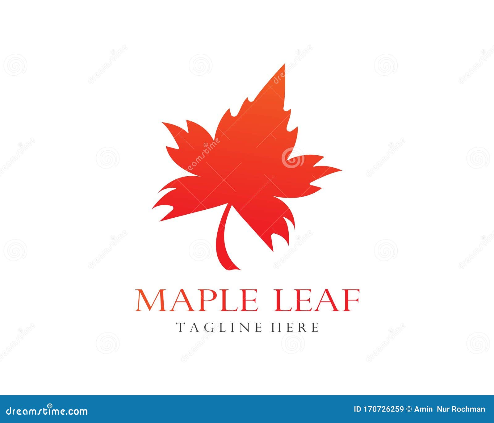 Maple Leaf Logo stock vector. Illustration of patriotism - 170726259