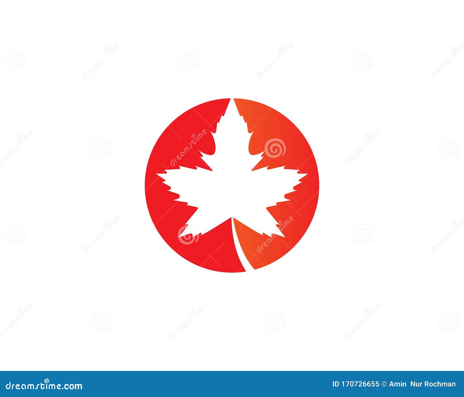 Maple Leaf Logo stock vector. Illustration of isolated - 170726655