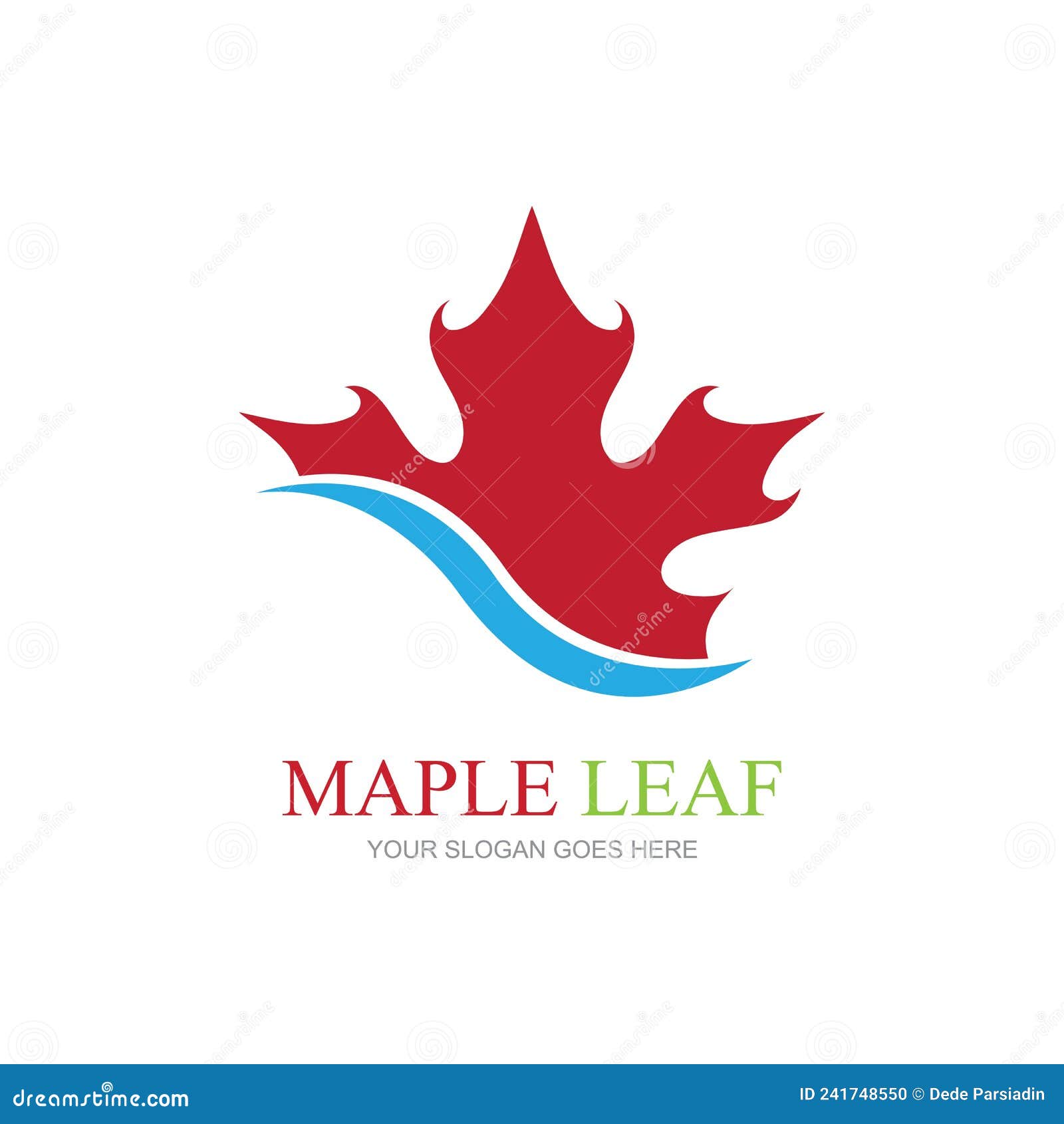 Maple Leaf Logo Template Vector Icon Illustration, Maple Leaf Vector ...