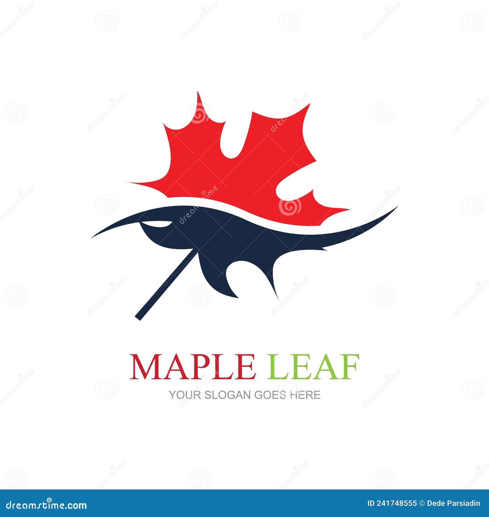 Maple Leaf Logo Template Vector Icon Illustration, Maple Leaf Vector ...