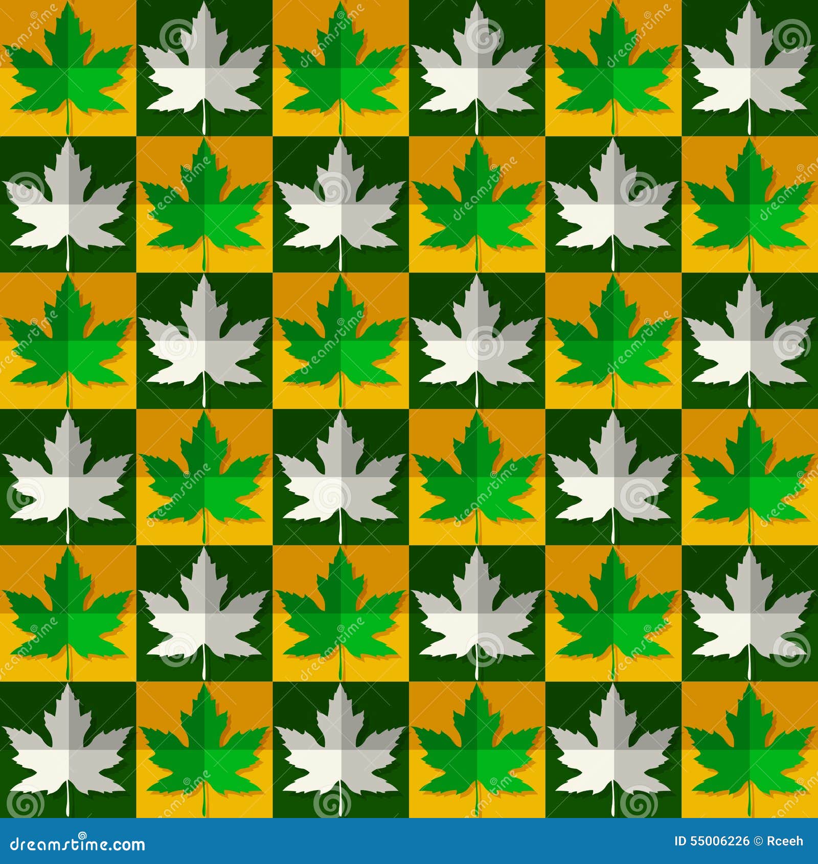 Maple leaf pattern stock illustration. Illustration of herb - 55006226