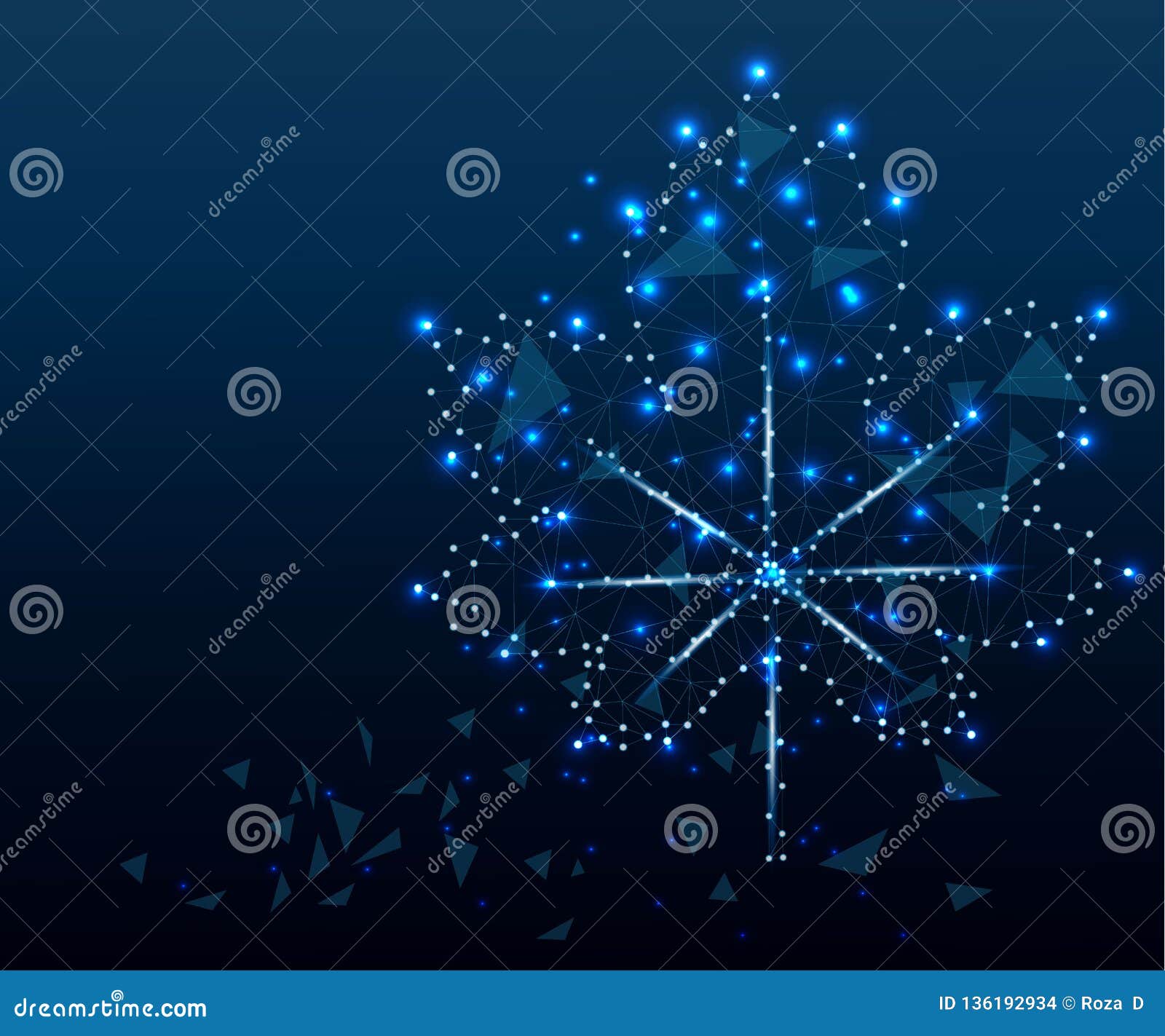 Maple Leaf, Polygon, Blue 1 Stock Vector - Illustration of leaf, canada ...